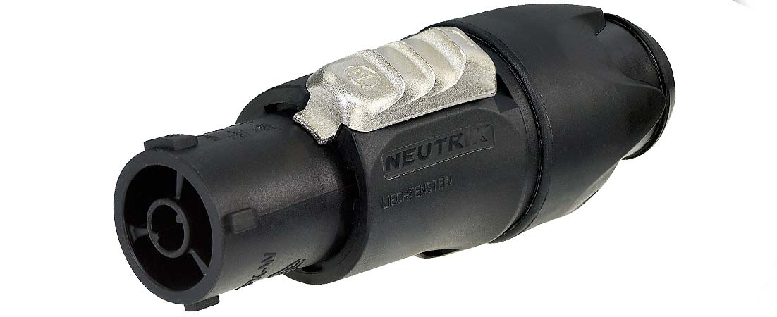 powerCON® TRUE1 TOP power cable plug from Neutrik now available from ...