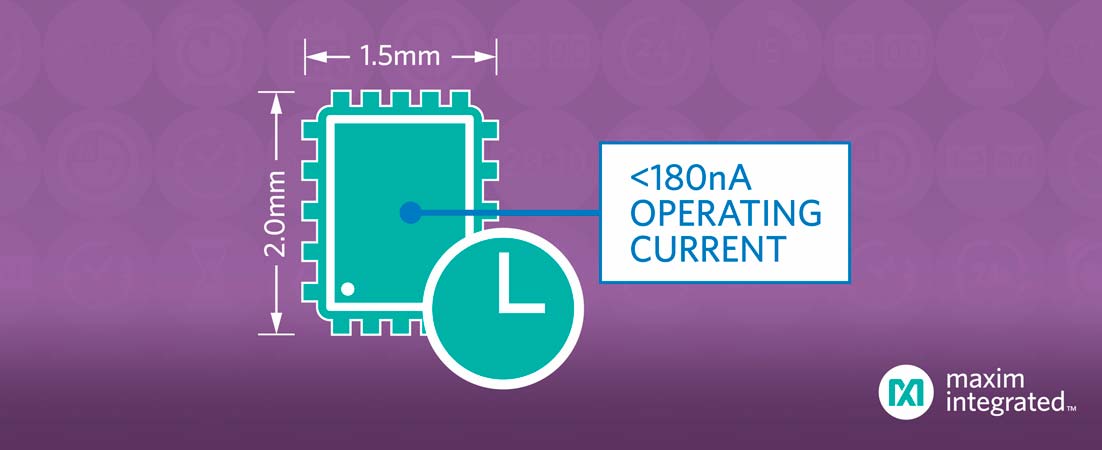 Maxim nanoPower Real-Time Clock Offers Industry’s Smallest Package and Longest Battery Life ...