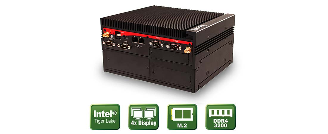 Fanless, expandable, high-performance with Tiger Lake processors ...