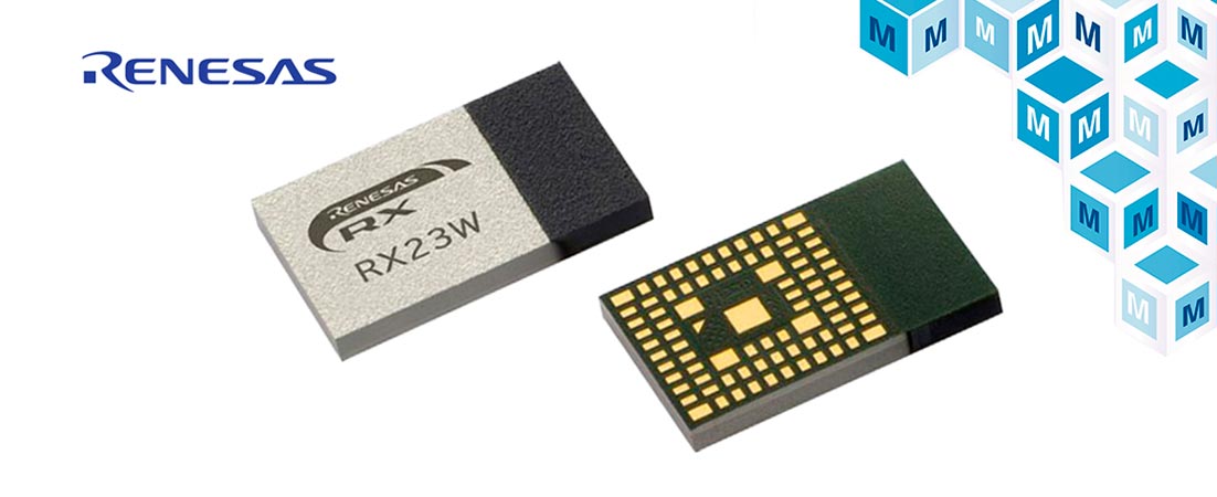 Mouser Electronics Now Shipping Renesas RX23W BLE Module for IoT System Control - Electronica ...