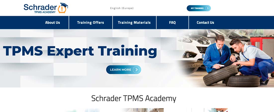Schrader Introduces an Updated TPMS Educational Platform - Electronica ...