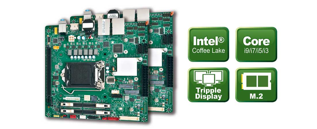 Mini ITX Board for Intel® Core processors of the 9th and 8th generation ...