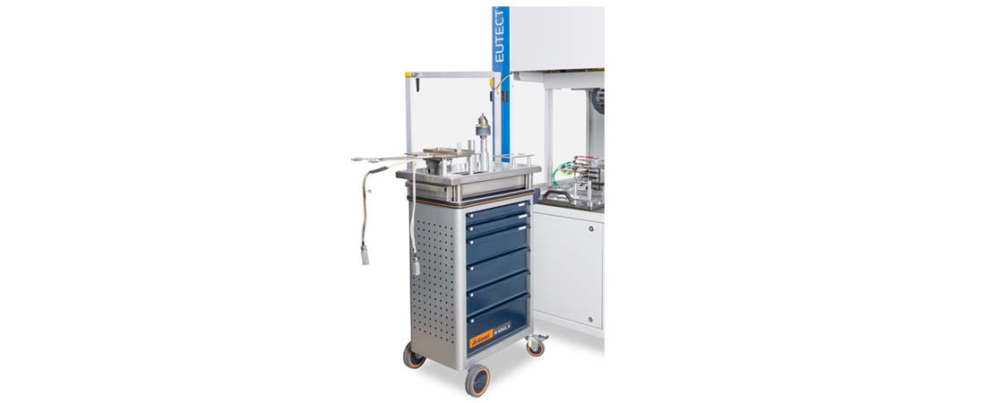 Eutect introduces service cart for wave soldering modules - Electronica ...