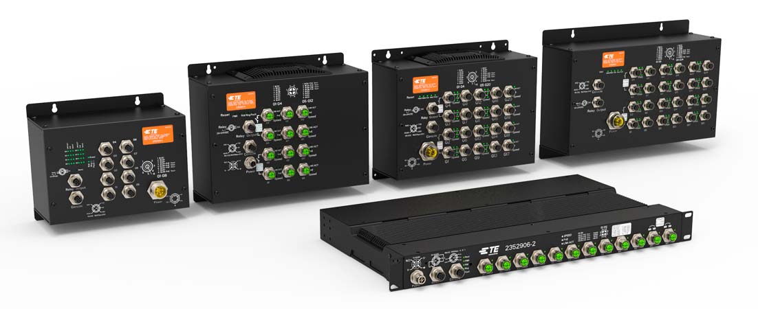TE Connectivity introduces new industrial managed M12-based Ethernet ...