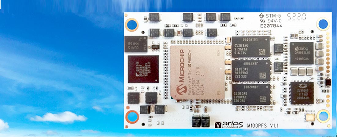 M100PFS SoM with Microchip's PolarFire SoC FPGA Goes into Series Production - Electronica azi ...