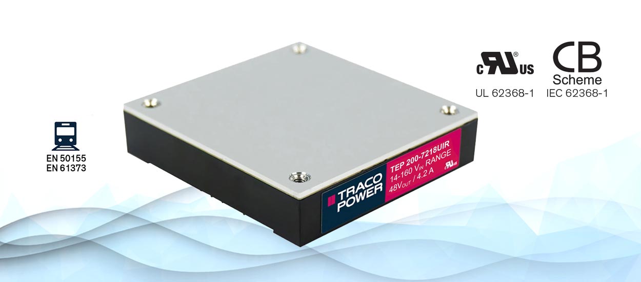 New 150W & 200W 12:1 ultra-wide input voltage range DC/DC converters ...