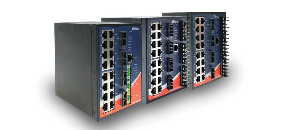 Redundant 20-Port Gigabit Ethernet Managed Switch for Power ...