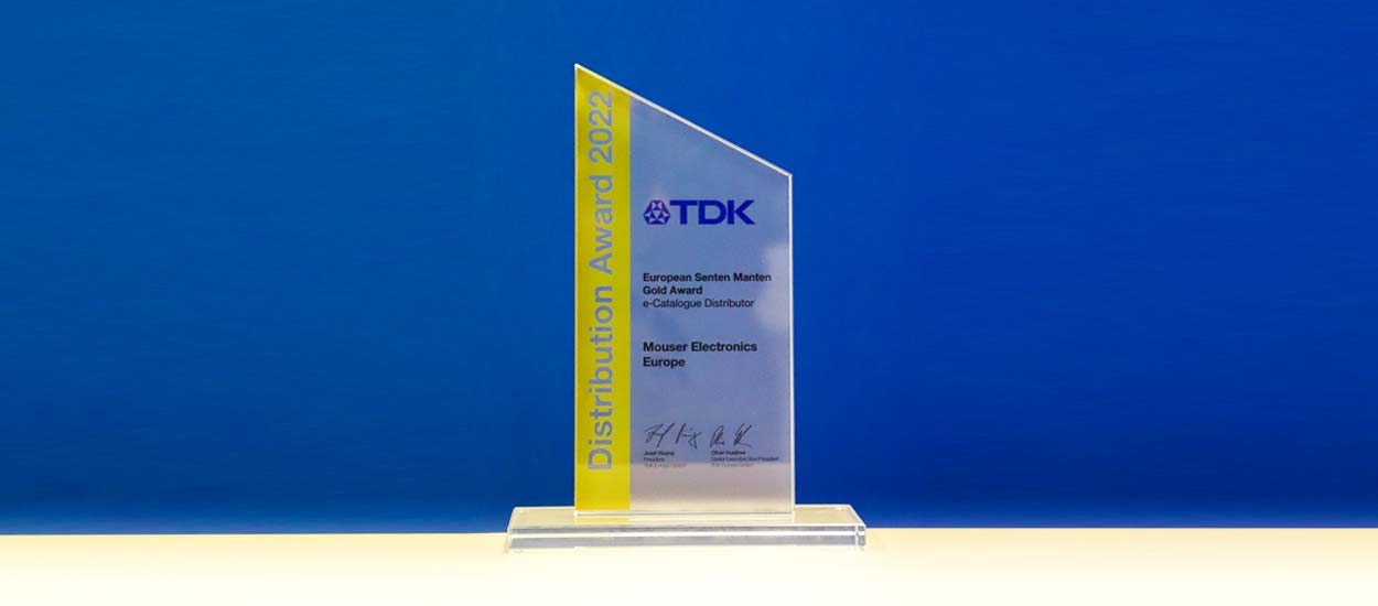 Mouser Electronics Wins Gold in 2023 TDK European Distribution Awards ...
