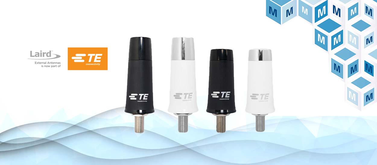 New at Mouser: TE Connectivity/Laird 5G Phantom No Ground Plane Required Antennas for IoT ...