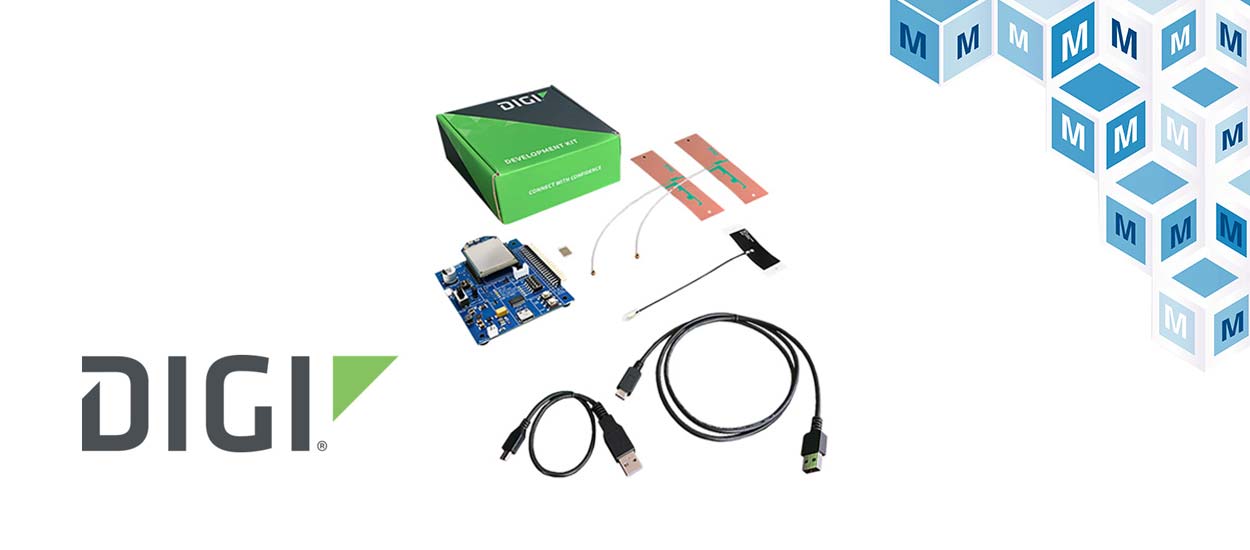 New at Mouser: Digi XBee 3 Global GNSS LTE CAT 1 Development Kit for LTE IoT Applications ...