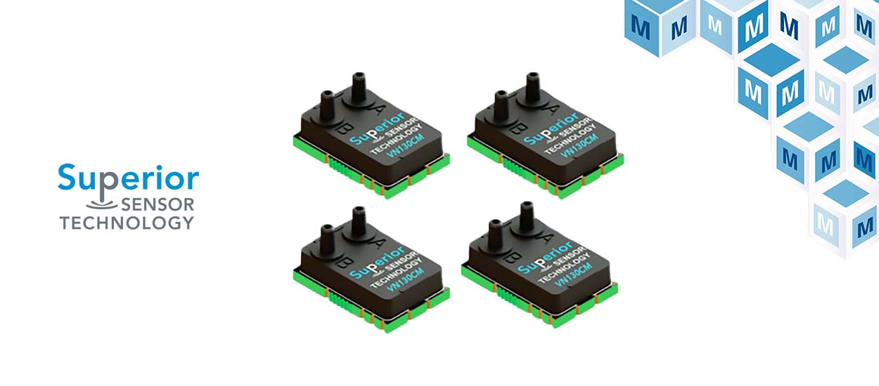 Now at Mouser: Superior Sensor Technology’s VN Series Pressure Sensors for High Flow Oxygen ...