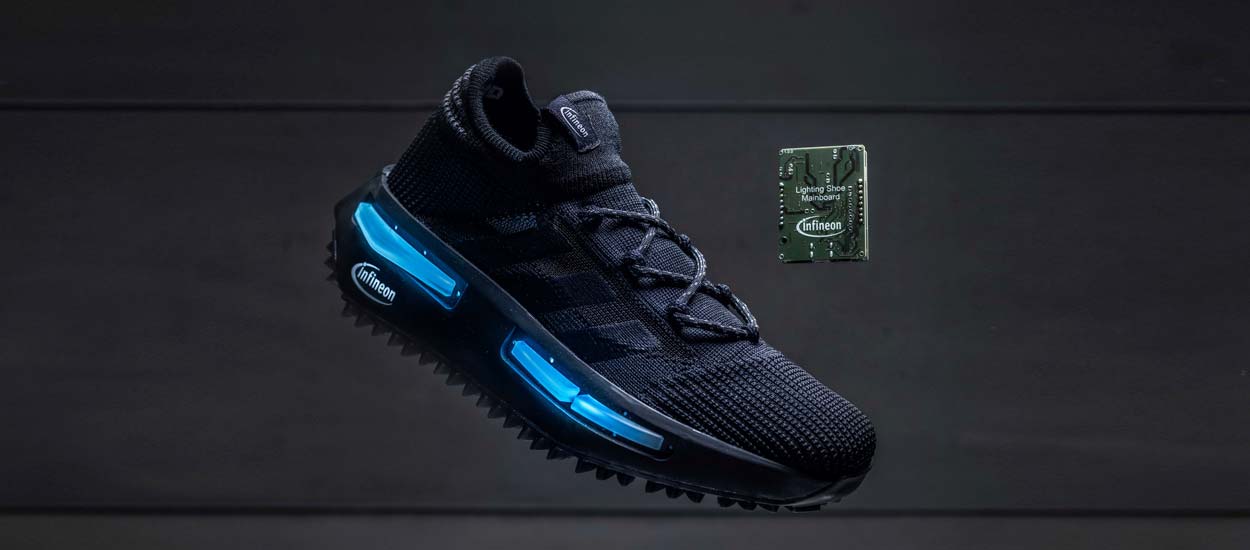 Infineon Lighting Shoe: Infineon develops worldwide unique shoe ...