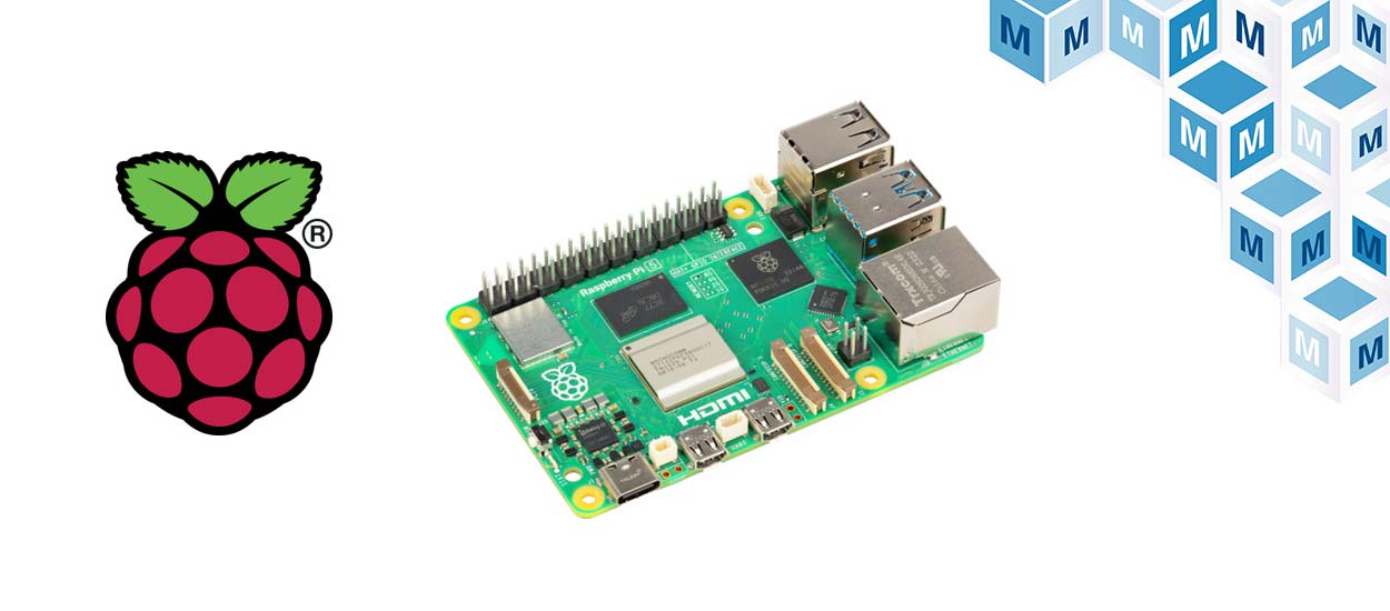 Raspberry Pi 5 Single Board Computer, Now Orderable from Mouser ...