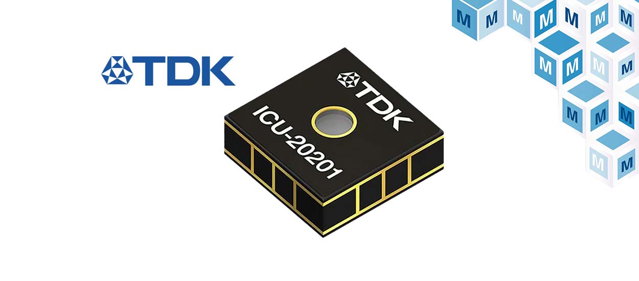 New at Mouser: The TDK InvenSense ICU-20201 Time-of-Flight Range Sensor ...