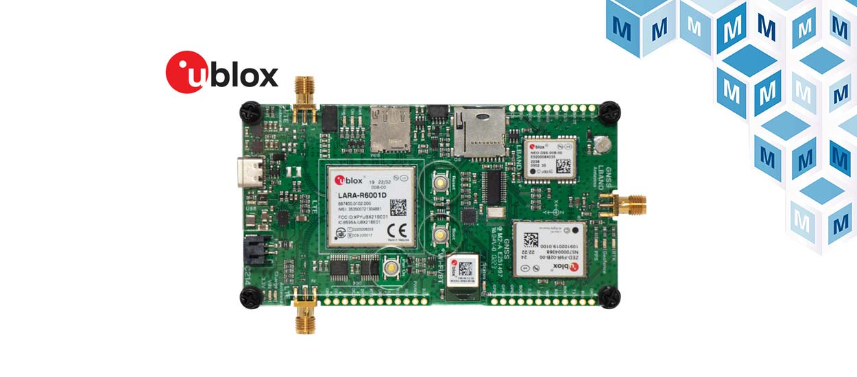 Mouser Now Offering u-blox XPLR-HPG-2 Explorer Kit for Rapid ...
