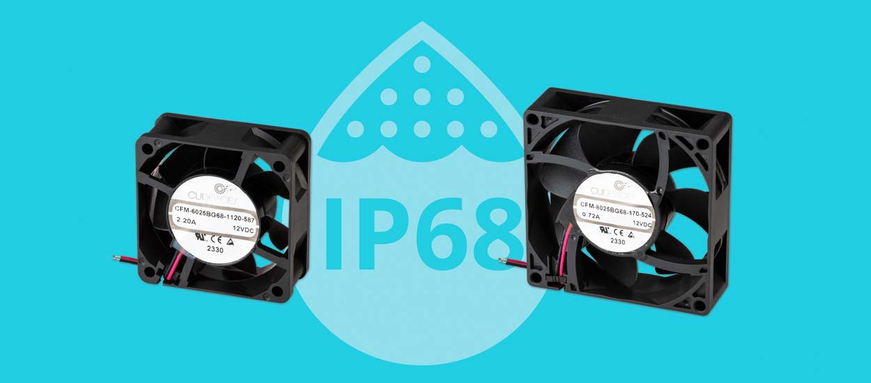 New IP68 Rated Models Added to CUI Devices’ Dc Fans Line - Electronica ...