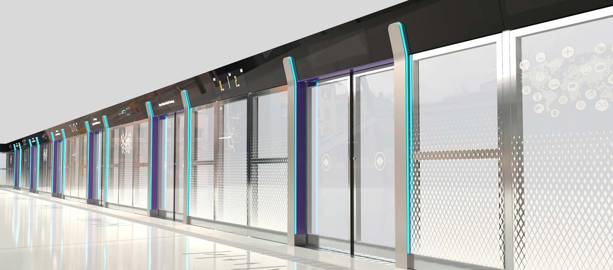 Panasonic presents complete platform door system for the first time in ...