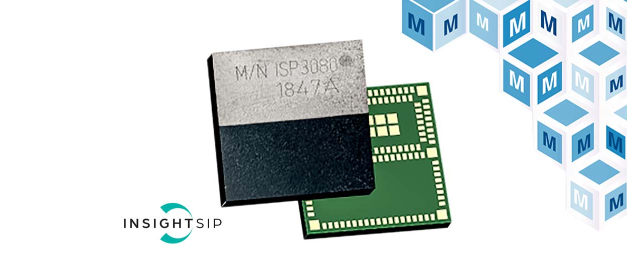 Mouser Now Shipping Insight SiP ISP3080 UWB Bluetooth LE Module for Real-Time Location ...