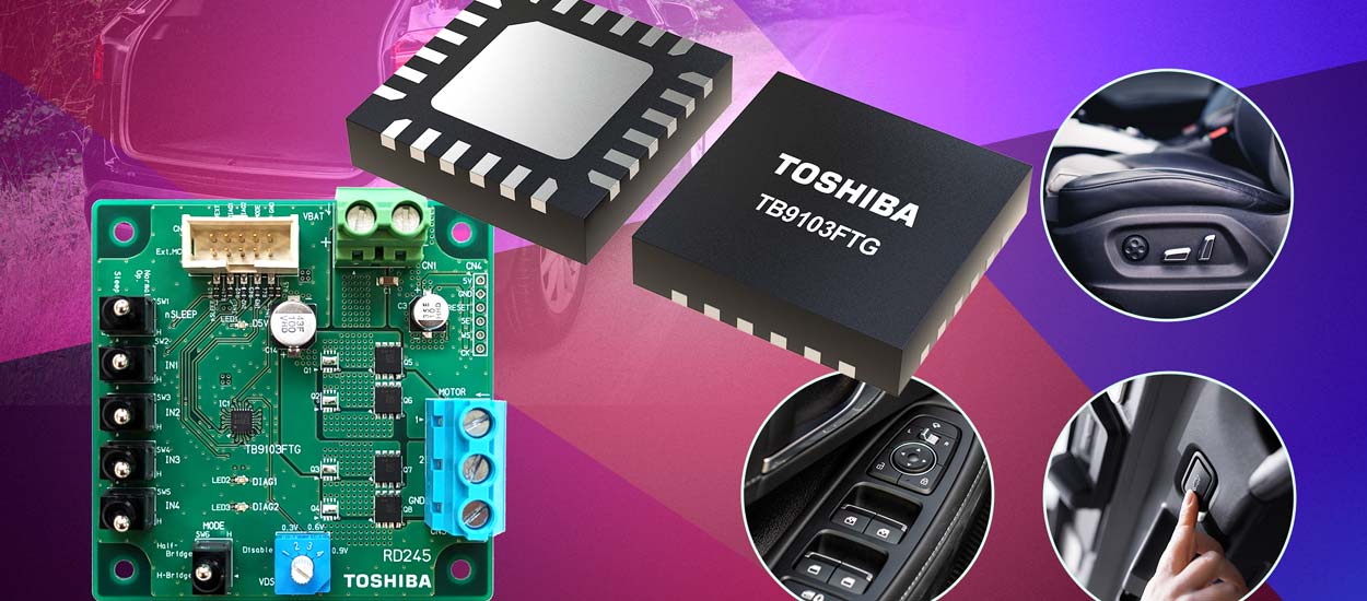 Toshiba releases automotive gate driver IC for brushed DC motors ...